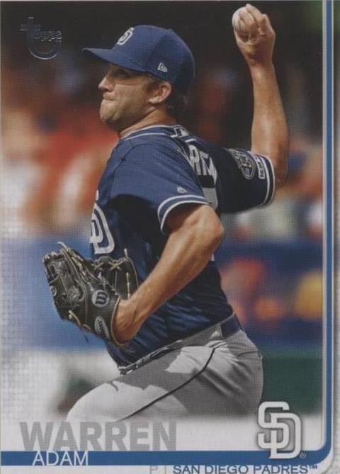 2019 Topps Update Series - Adam Warren #US138 Vintage Stock /99 for ...