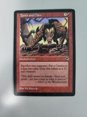 MTG Tooth and Claw Tempest Regular Rare | eBay