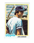 Joe Lahoud Kansas City Royals DH-OF #382 Topps 1978 #Baseball Card | eBay