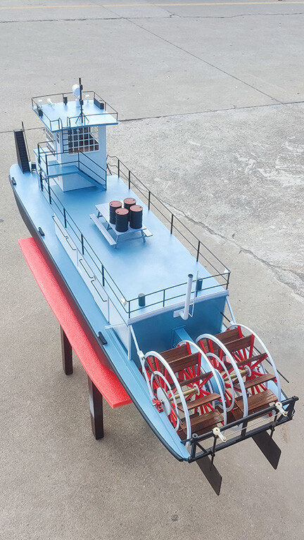 Sternwheeler Major 1:18 1400mm 55" Wooden Model RC Model Ship Kit | eBay