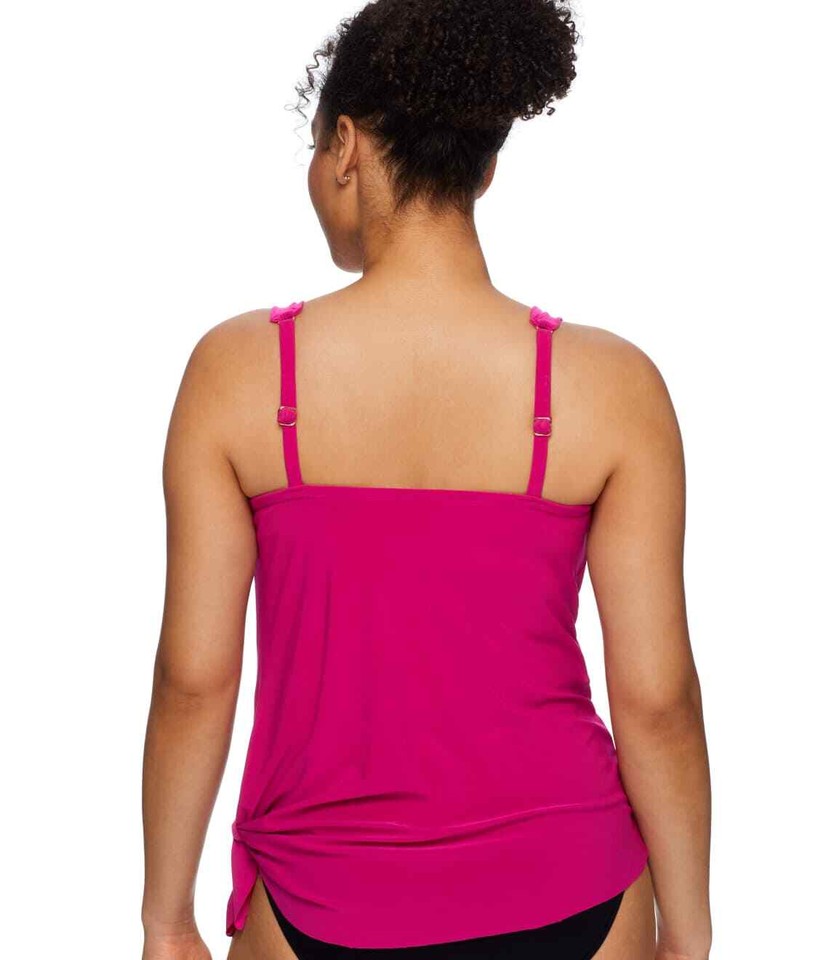 Magicsuit RUBY RED Solids Winnie Molded Underwire Tankini Swim Top, US 14 | eBay