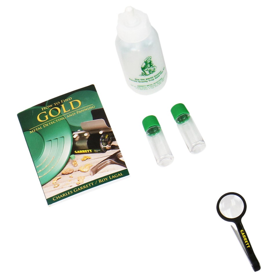 Garrett Deluxe Prospecting Mining Gravity Trap Gold Pan Kit 1651410 | eBay