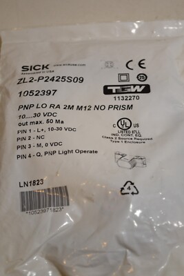SICK Z-Sensor Photoelectric Sensor Reflector ZL2-P2425S09 1052397 | eBay