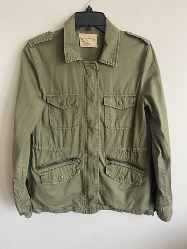 Velvet Graham & Spencer x Lily Aldridge Light-Weight Army Jacket Green ...