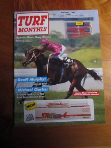 MAGAZINE RACING MAGAZINE TURF MONTHLY AUGUST 1990 GREAT ** MUST SEE | eBay
