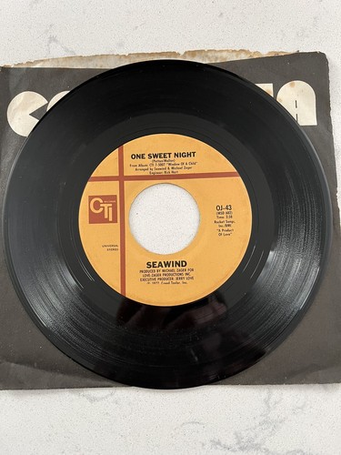 Seawind “One Sweet Night” Vinyl 45 CTI Records VGC | eBay