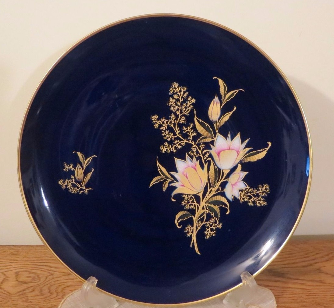 Plankenhammer Floss 12" Echt Kobalt Plate/Platter/Charger Blue | eBay