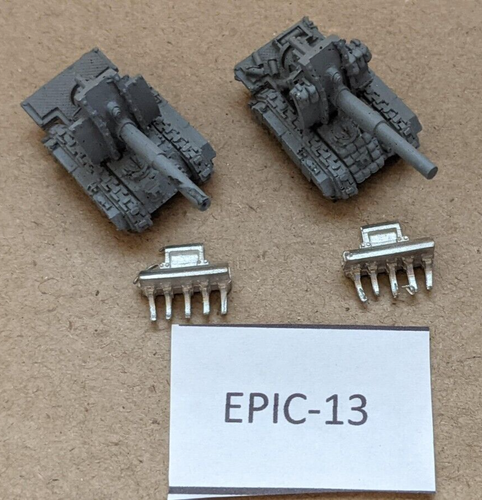 Warhammer Epic 40k 40,000 2x Imperial Guard Basilisk Legion Imperailis ...