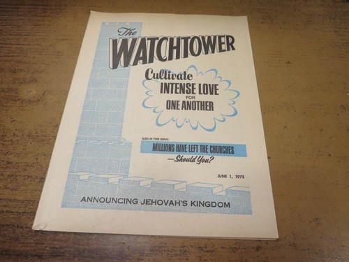 The WATCHTOWER Jehovah's Witness Journal 1975 June 1 | eBay