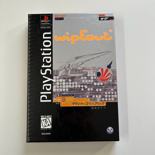 SONY PlayStation PS1 PSOne WipeOut Long Box Edition (COMPLETE) | eBay