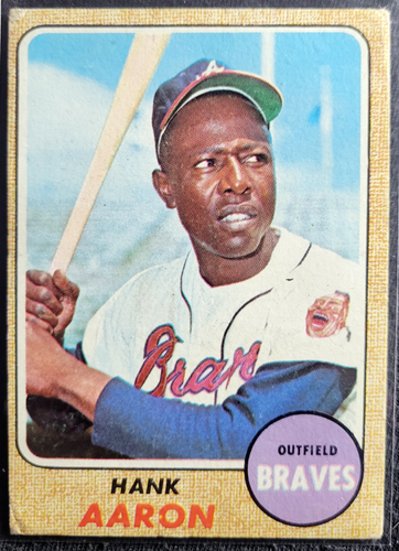 Hank Aaron 1968 Topps Set #110 Atlanta Braves | eBay