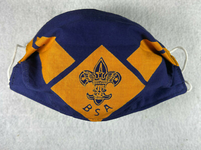 Boy Scout / Scouts BSA Handcrafted Face Mask From Vintage Neckerchief ...