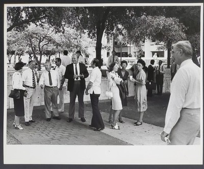 1982 Miami Florida FL Park US Federal Court Bomb Evacuation Vintage ...