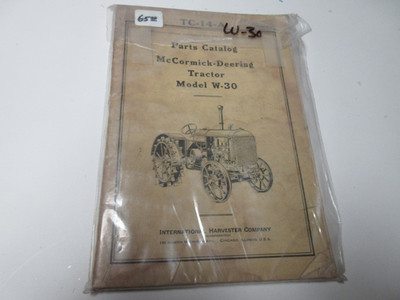 McCormick-Deering W-30 Tractor Manual | eBay