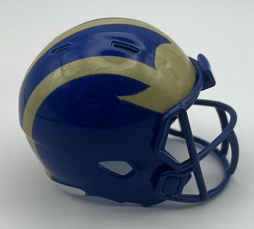 Custom Delaware Blue Hens Pocket Pro Helmet Blue Conference-USA Winged ...
