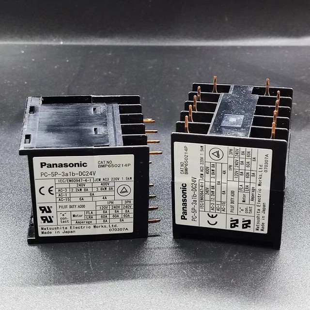 1PC Panasonic PC-5P-3A1B-DC24V Elevator Power Contactor 10Pins for sale ...