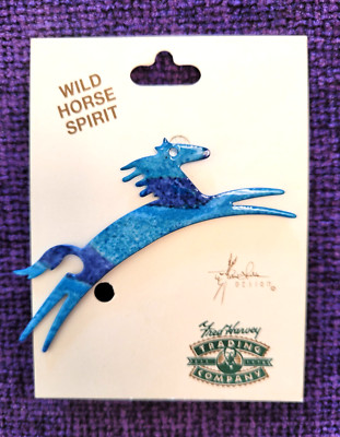 Fred Harvey Trading Company Pin Lazart Wild Horse Spirit Vintage Animal ...