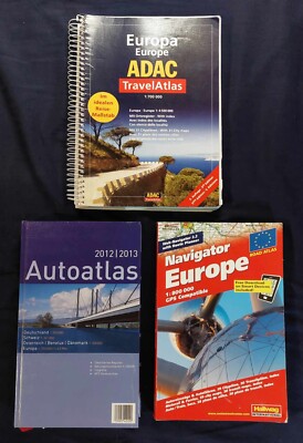 ADAC Travel Atlas + Navigator Europa - Europe + Autoatlas 2012/2013 ...