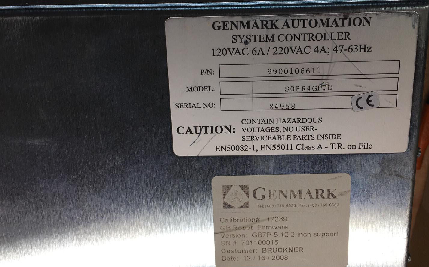 GENMARK ROBOT CONTROLLER BOX 9900106611 S08R4GP.D | eBay