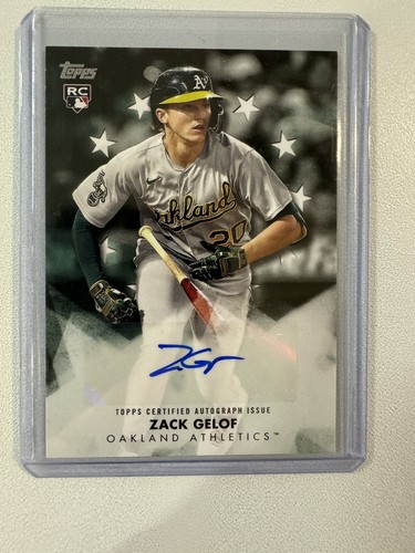 Zack Gelof 2024 Topps Baseball Stars Autograph Oakland A’s | eBay