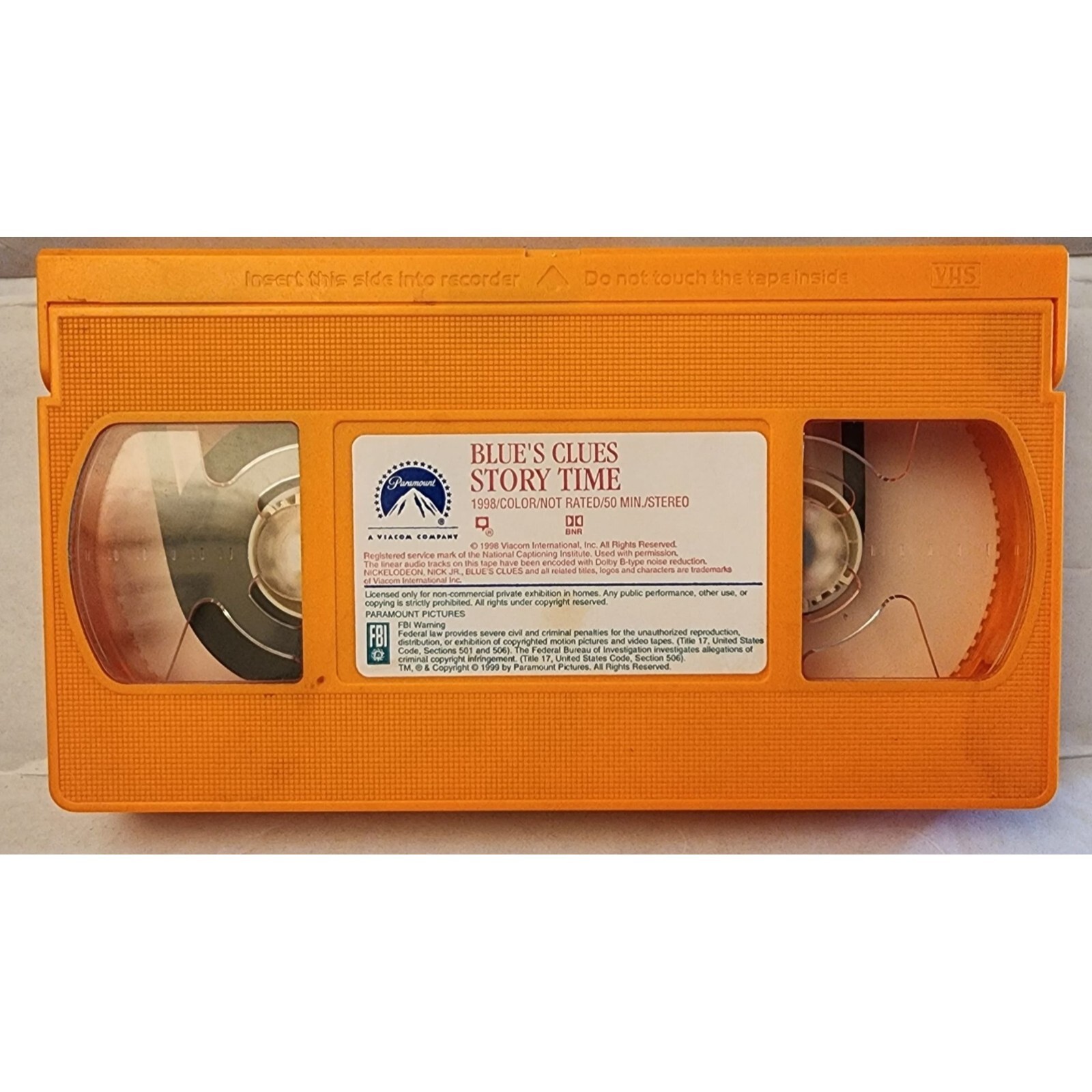 Vintage 1998 Blue's Clues Story Time VHS | Grelly USA