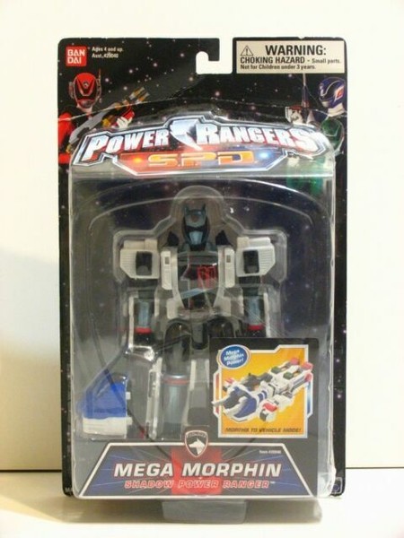 Power Rangers S.p.d Mega Morphin Shadow Ranger Transforms Into Zord SPD ...