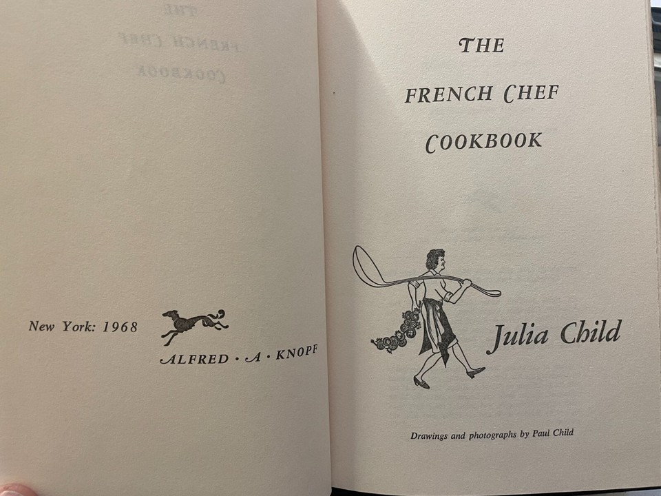 The French Chef Cookbook by Julia Child 1968 Hardcover Book Club W ...