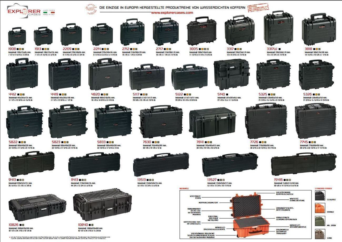 Explorer Cases 13527 Waffenkoffer Hartschale 1430x415x296mm schwarz | eBay