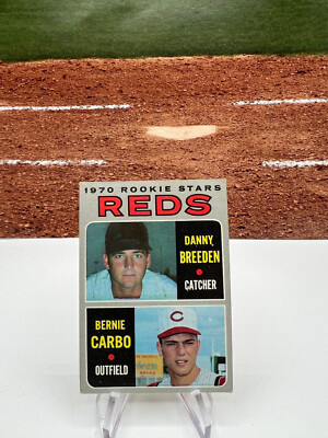 1970 Topps #36 Rookie Stars Bernie Carbo, Breeden Cincinnati Reds (RC ...