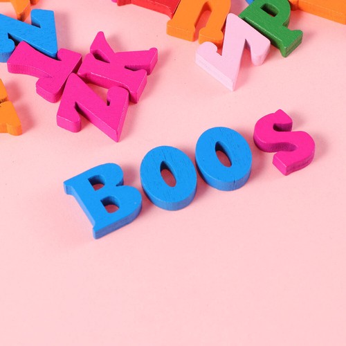 100 Pcs Letter Embellishments Alphabet Letters Coloured for Craft Decor ...