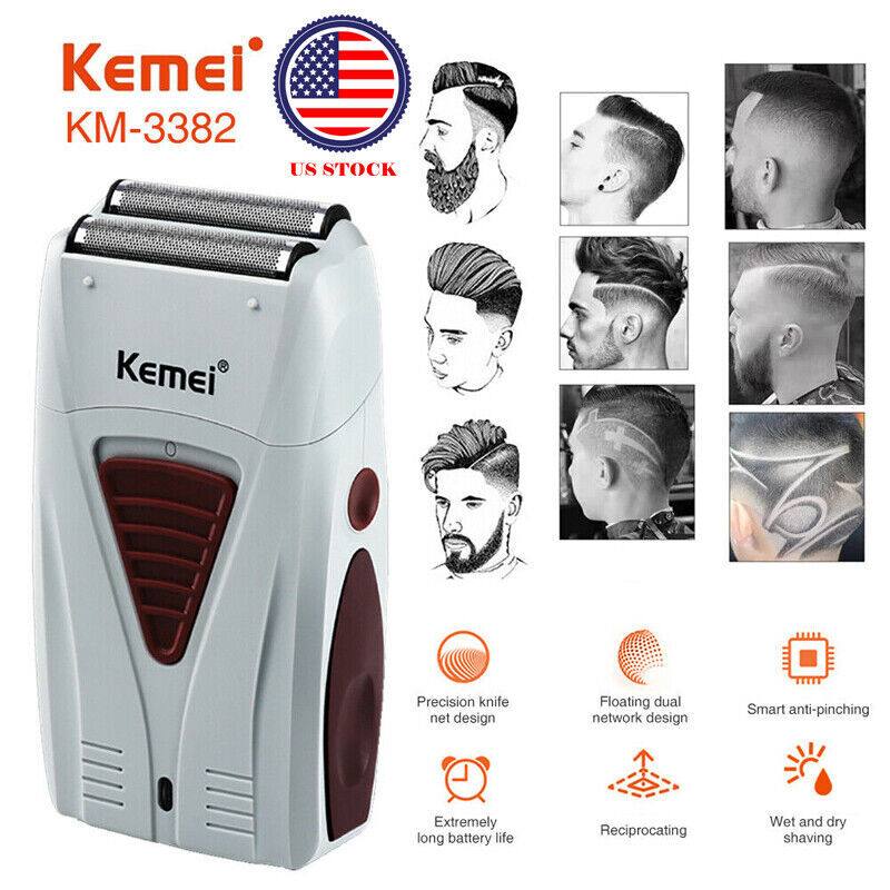 Men's Electric Shaver Trimmer Razor Wireless Recharge Hair Beard ...