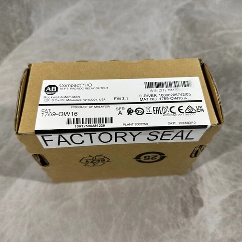 ALLEN BRADLEY 1769-OW16 CompactLogix Relay Output Module 1769OW16 NEW ...