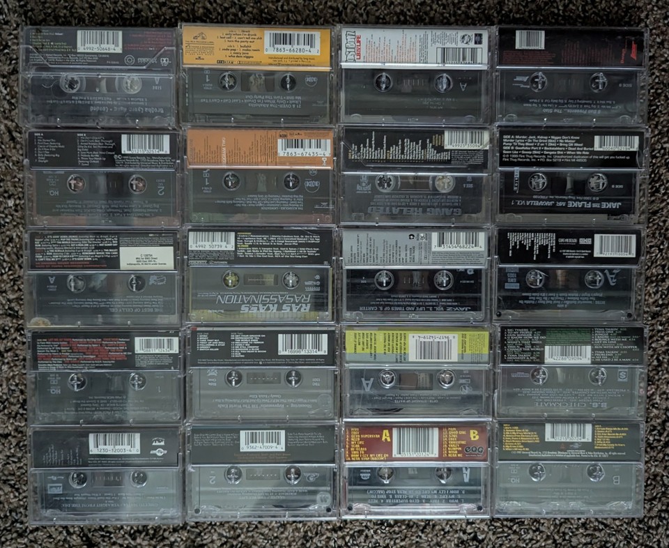 Lot Of 20 Hip Hop Cassette Tapes Various Artists 90's 00's | eBay
