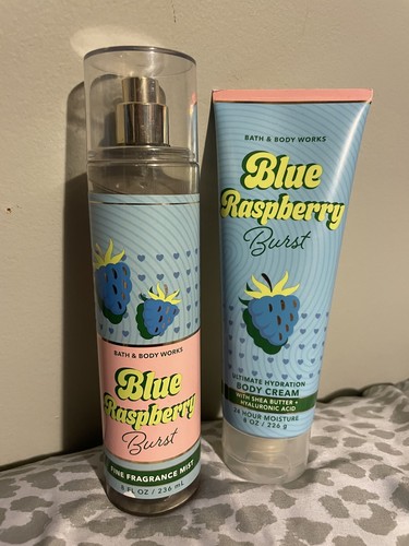 Bath & Body Works Blue Raspberry Burst Body Cream And Fragrance Mist | eBay