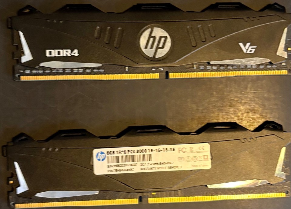 MSI MPG B550 Gaming plus motherboard, AMD Ryzen 7 3700x cpu, 2x HP 8GB ...