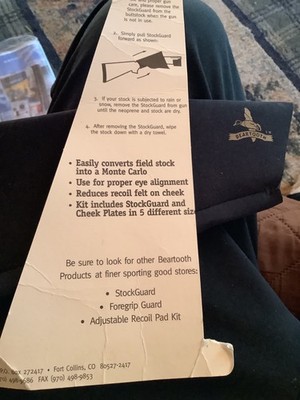 Beartooth buttstock /Cheek Rest | eBay