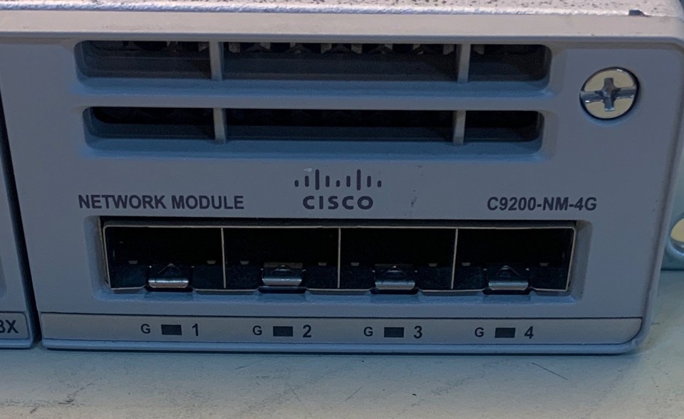 Cisco Catalyst 9200 48-V01 Port PoE+ Network Switch w/module C9200-NM ...