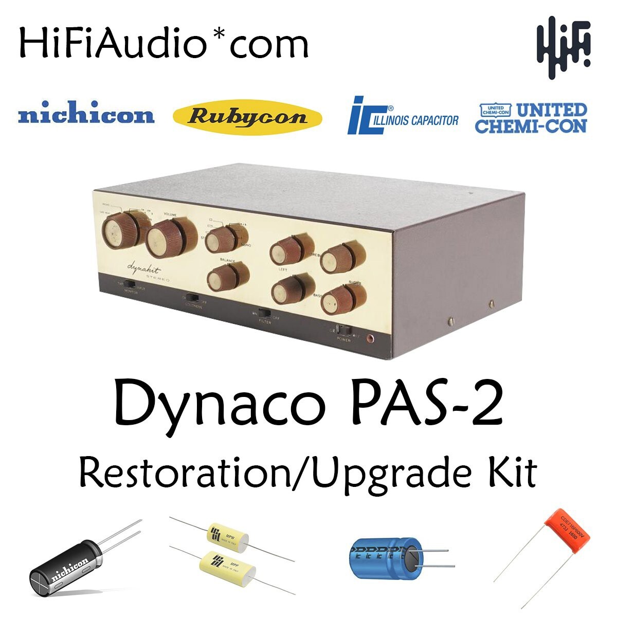 Dynaco PAS2 PAS-2 Tube Dynakit Restoration Kit capacitor repair upgrade | eBay