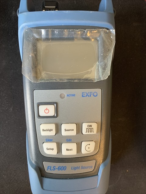EXFO FLS-600 Handheld Fiber Optical Power Meter - Black/Blue for sale ...