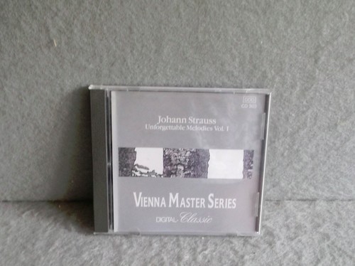 JOHANN STRAUSS UNFORGETTABLE MELODIES VOL 1 Vienna Master Series ...