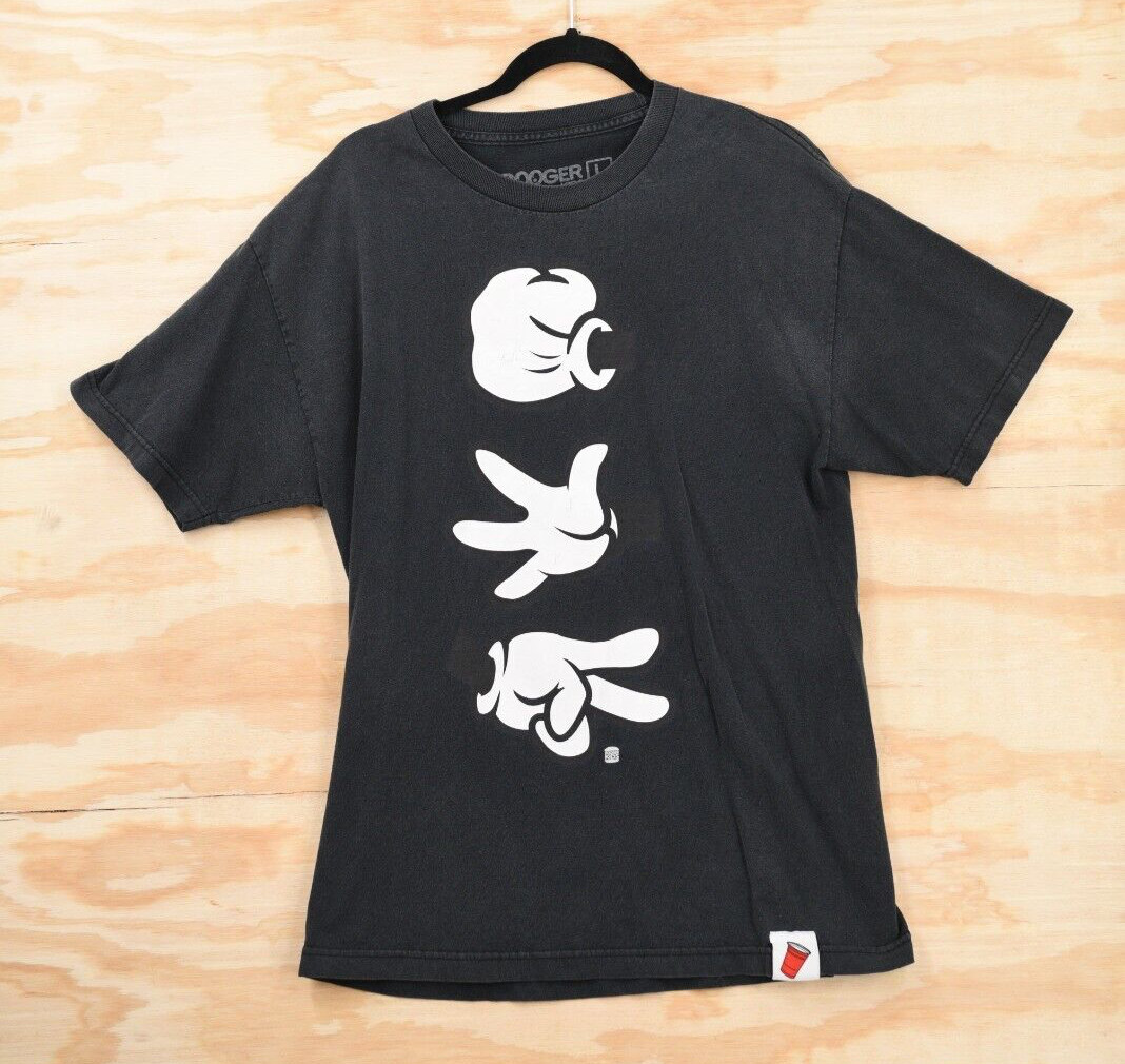 BOOGER KIDS ROCK PAPER SCISSORS CARTOON HANDS T-Shirt… - Gem