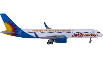 1:400 GeminiJets Jet2holidays BOEING 757-200 Passenger Airplane Diecast ...