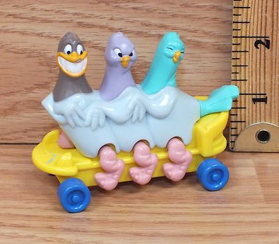Vintage Warner Bros. 1993 Animaniacs Goodskate Goodfeathers Pigeons Toy ...