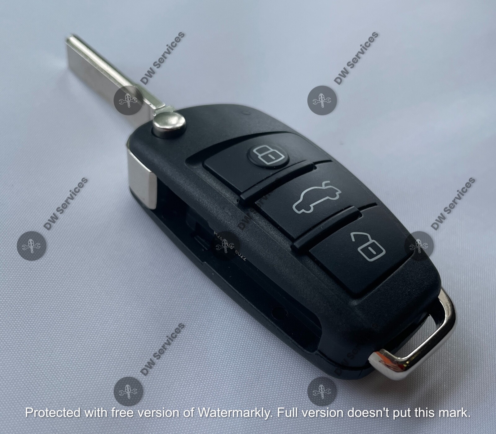 NEW! Audi 4 button remote flip key fob Switchblade NBG009272T - 8P0 837 ...