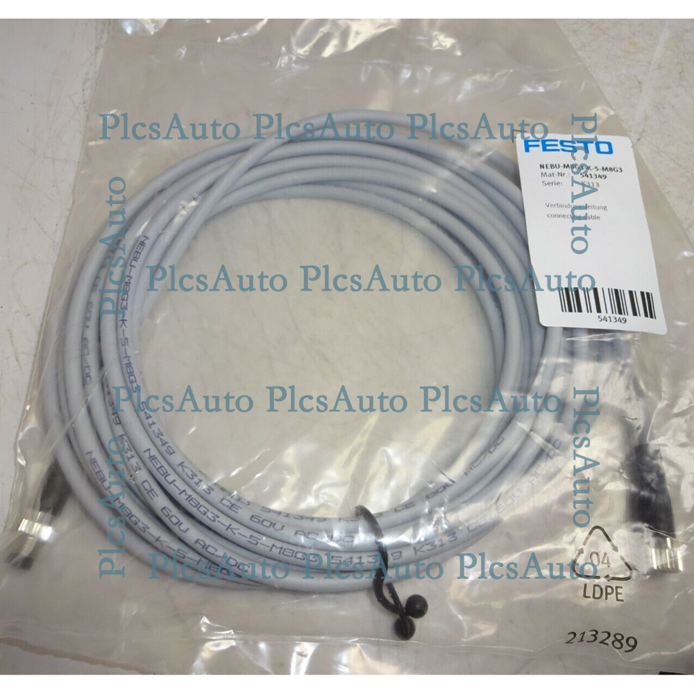 1 PCS FESTO Connecting cable 541349 NEBU-M8G3-K-5-M8G3 | eBay