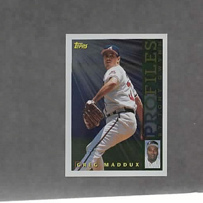 1996 Topps Profiles by Tony Gwynn #NL-04 GREG MADDUX ***HOFer*** | eBay