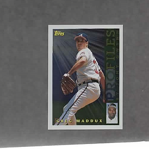 1996 Topps Profiles by Tony Gwynn #NL-04 GREG MADDUX ***HOFer*** | eBay