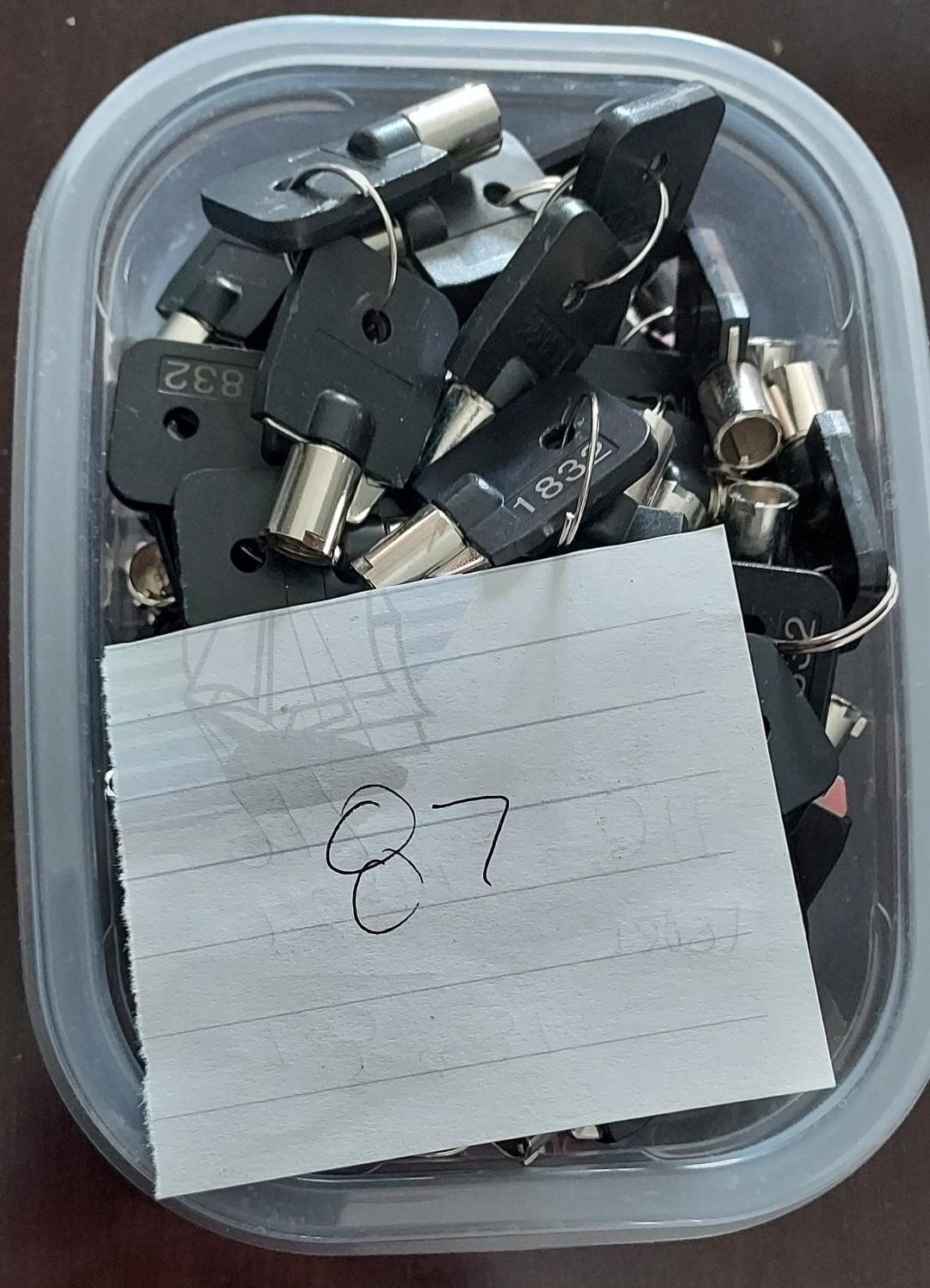 Lot Of new 116 pinball / Arcade barrel type keys there 87- 1832 and 29 ...