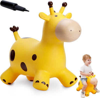 Giraffe Bouncy Horse Hopper for Toddlers, Bouncy Animals Jumping Horse ...