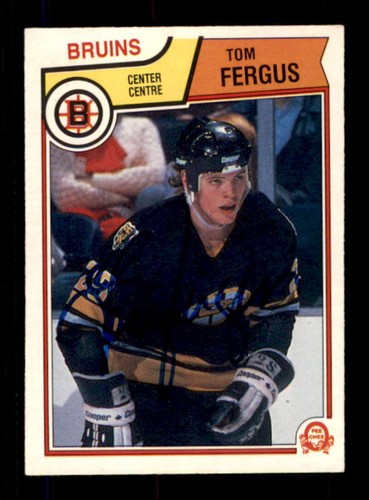 1983-84 O-Pee-Chee #49 Tom Fergus AUTOGRAPHED!!! Bruins 541918 | eBay